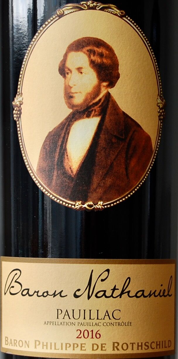ワイン飲んだくれ日記 : Baron Philippe de Rothschild, Baron Nathaniel Pauillac, 2016