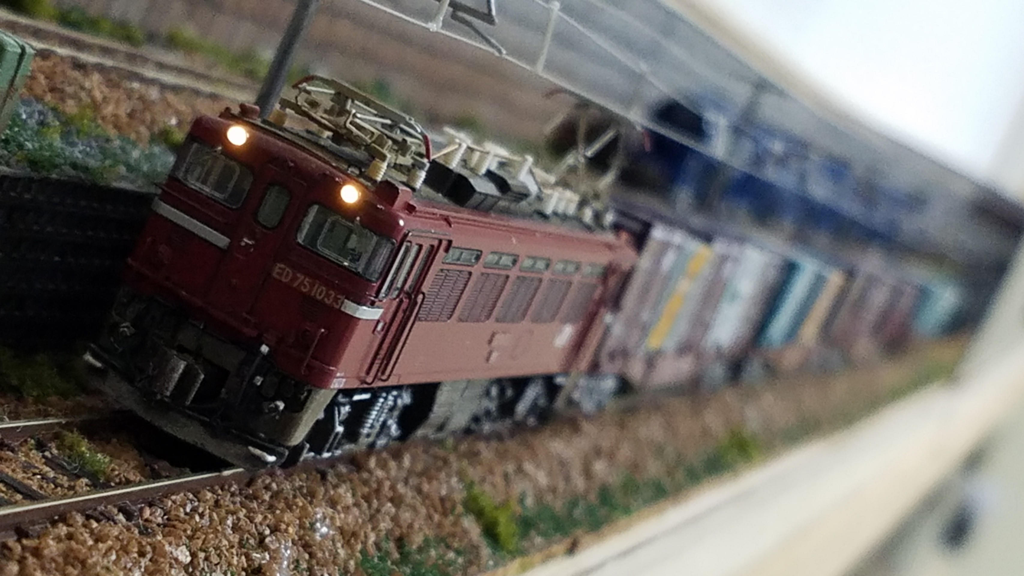 ED75 1033 『青』続きです→ : （仮称）東北本線 岩 機関区