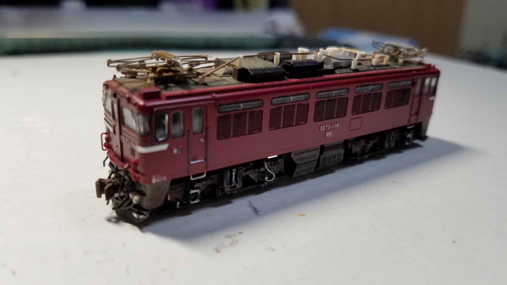 Kato 3075-1 ED75 1008の分解整備メンテナンス : （仮称）東北本線 岩 機関区