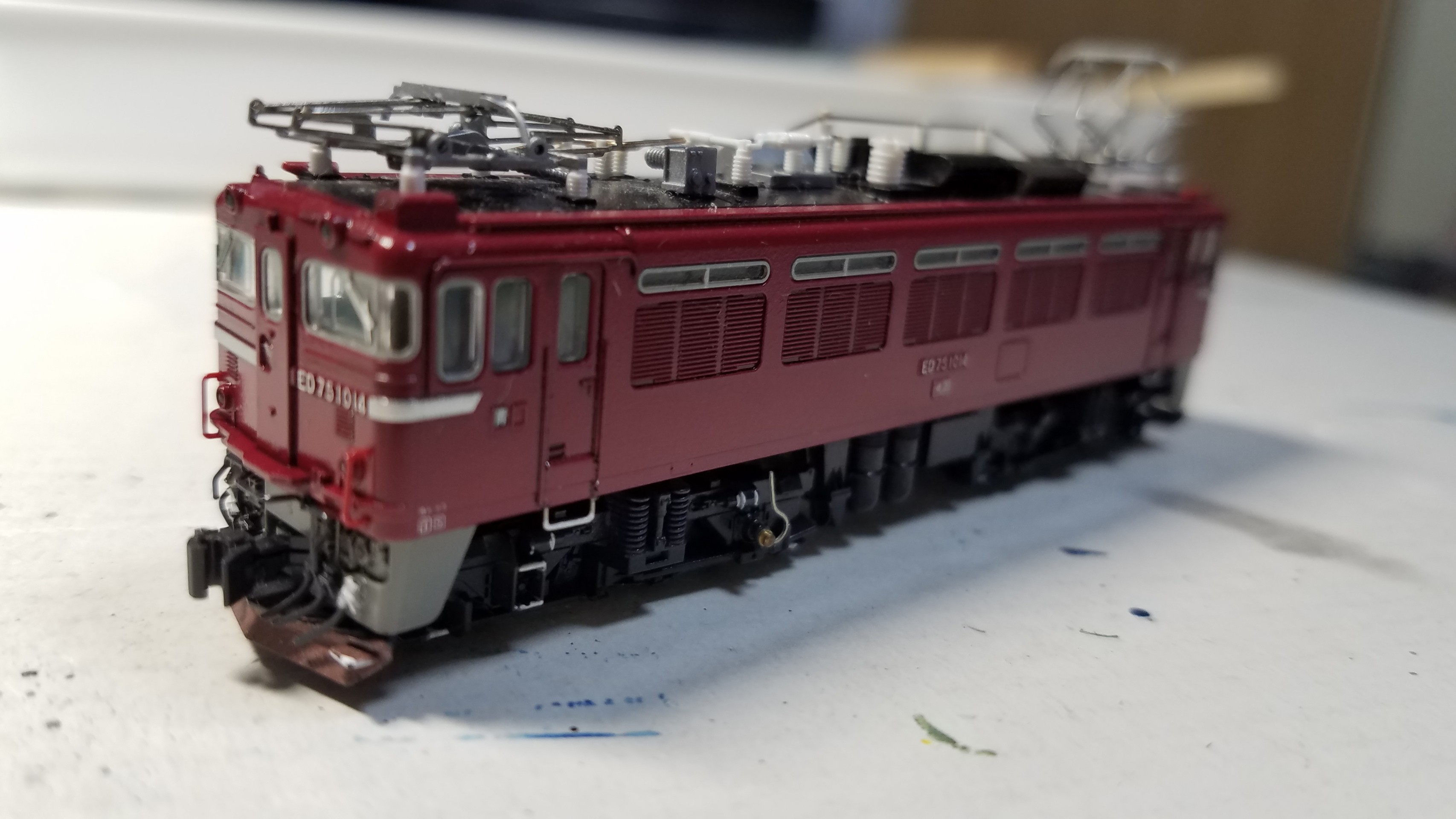 Kato 3075-1 ED75 1000 前期形の追加加工整備 その① : （仮称）東北本線 岩 機関区