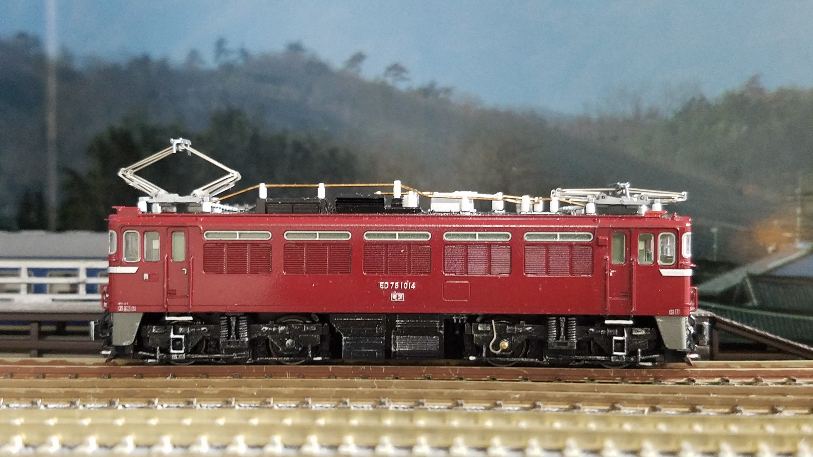 ED75 1014号機『青』続き→ : （仮称）東北本線 岩 機関区
