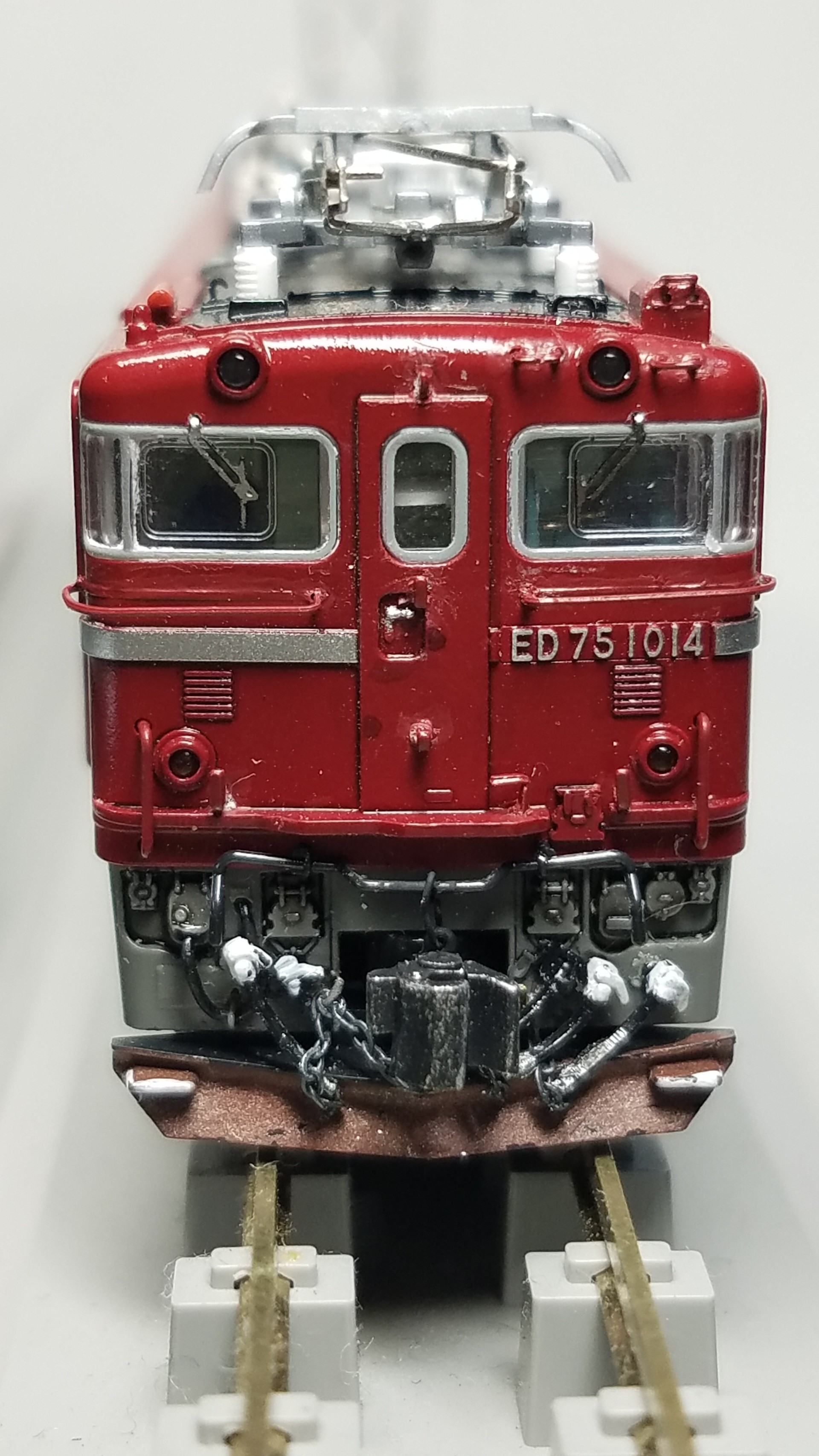 Kato 3075-1 ED75 1000 前期形の追加加工整備 その③完成 : （仮称）東北本線 岩 機関区