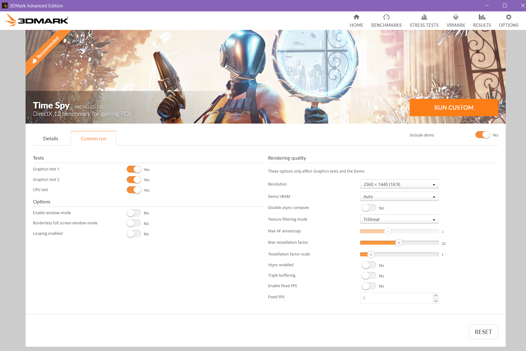 3dmark ディスプレイ 解像度 依存