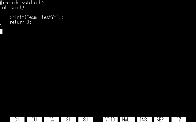 edmi紹介(PC-9801用テキストエディタ) : wnc develop 記録
