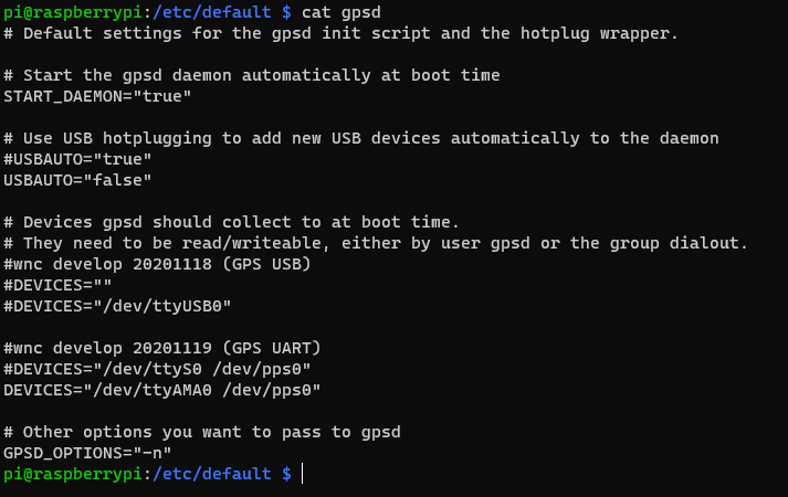 Raspberry Pi 3B+でGPS : wnc develop 記録