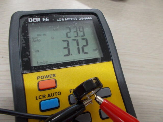 [修理]アンプのバックアップ用コンデンサ交換 : wnc develop 記録