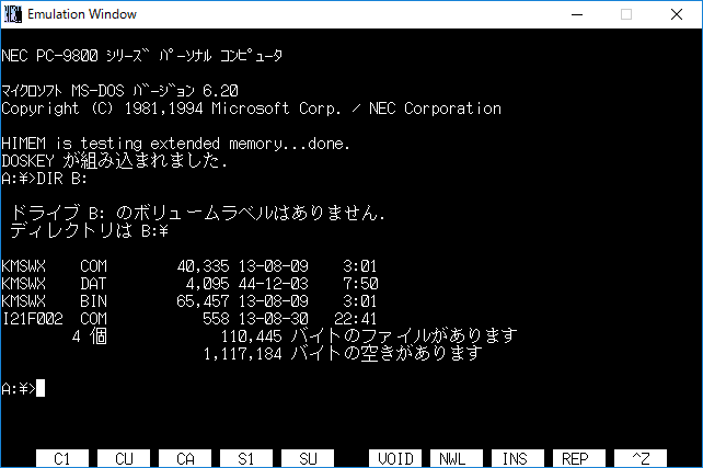 [DOS][ASM]10-GR-DOS 補正1 : wnc develop 記録