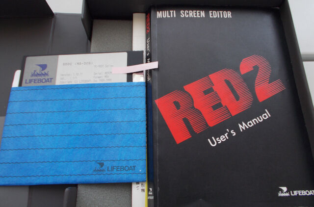 テキストエディタRED2(昔のDOS用) : wnc develop 記録