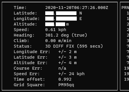 Raspberry Pi 3B+でGPS : wnc develop 記録
