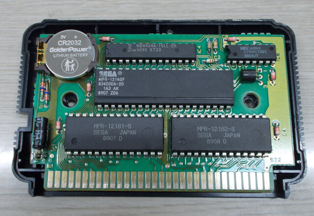 [修理]メガドライブのカートリッジ 電池交換2 : wnc develop 記録