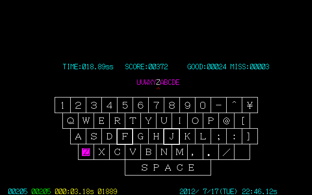 kmswx32(キーボード練習) : wnc develop 記録