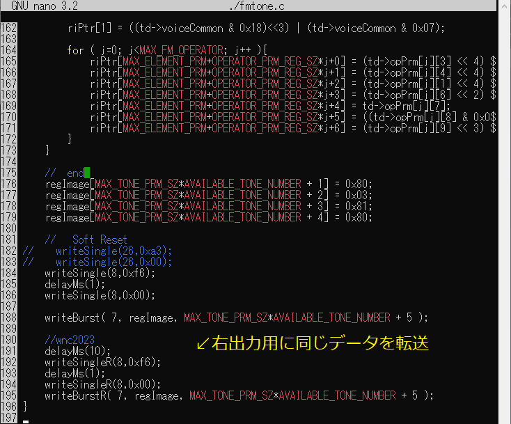 [FM音源]YMF825をRaspberry Pi 3B+で使用4 : wnc develop 記録