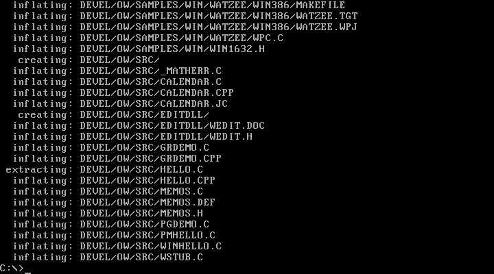 [DOS][C]VirtualBox上のFreeDOSでC言語 : wnc develop 記録