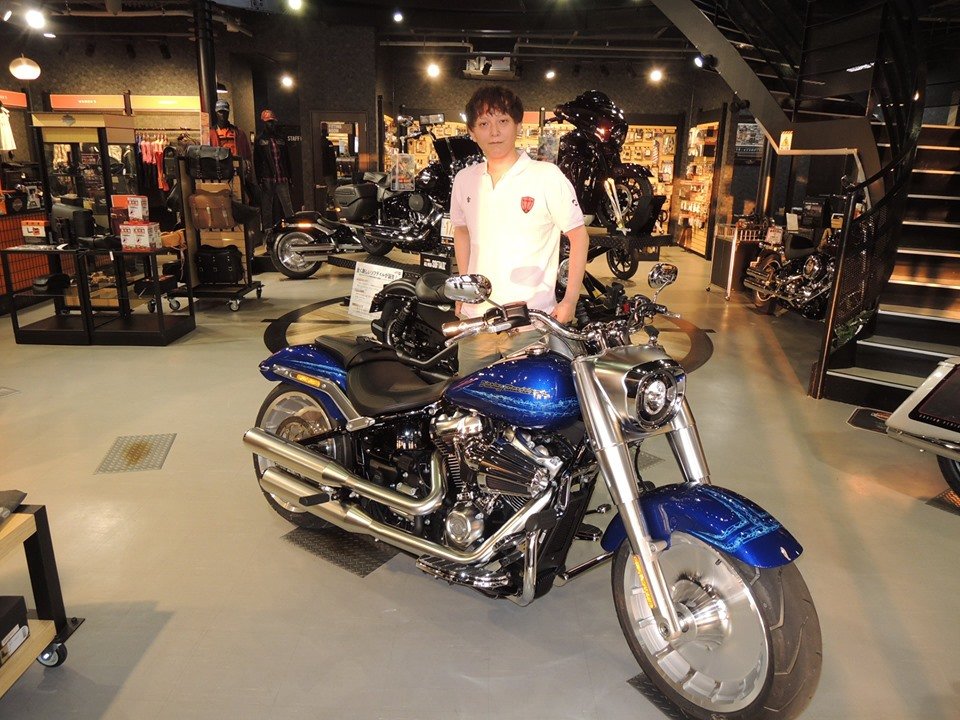 2019年式FLFBS“ファットボーイ”BLUE MAX!!ご納車です♪ : HARLEY-DAVIDSON SAKURAI BLOG （旧称 ...