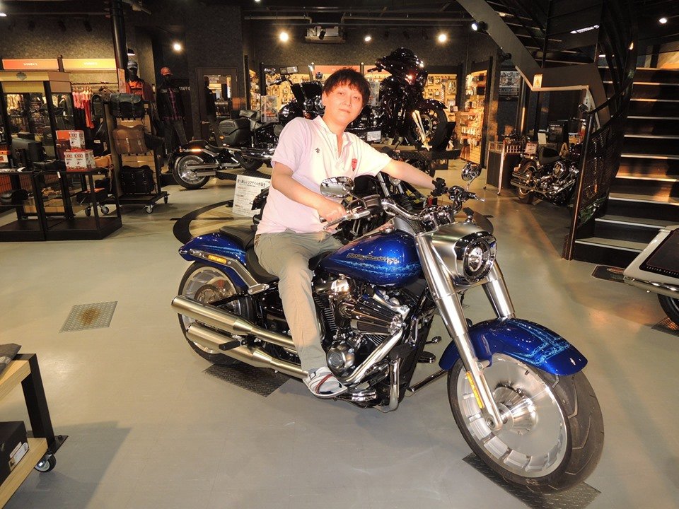 2019年式FLFBS“ファットボーイ”BLUE MAX!!ご納車です♪ : HARLEY-DAVIDSON SAKURAI BLOG （旧称 ...