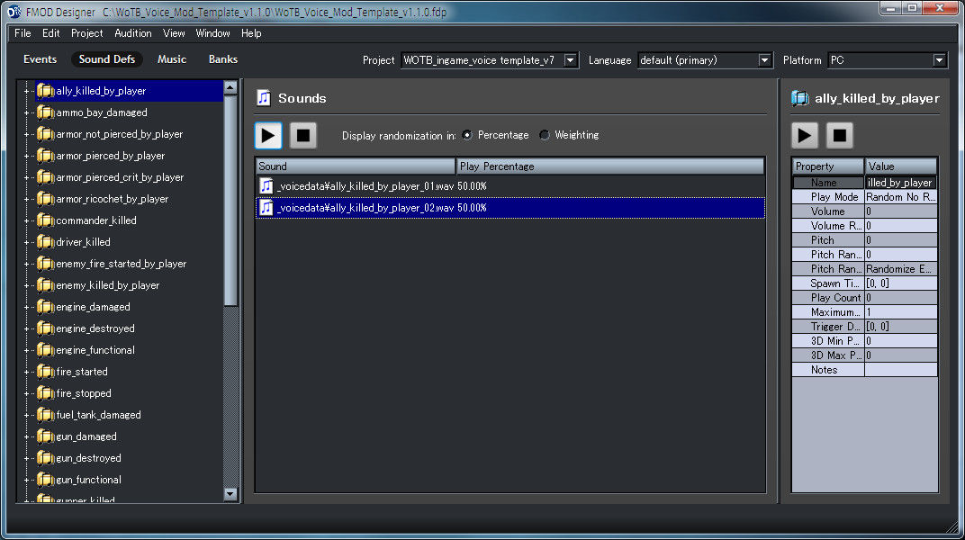 WoT Blitz Mod 講座 [自作編] ～ボイスModの自作方法～ : WoT Blitz Mod 製作所