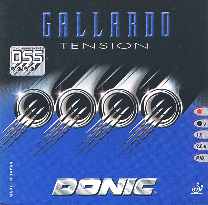 GALLARDO Tension【DONIC】－オールフォア : 卓球ラバーレビュー[卓球用品比較評価サイト]