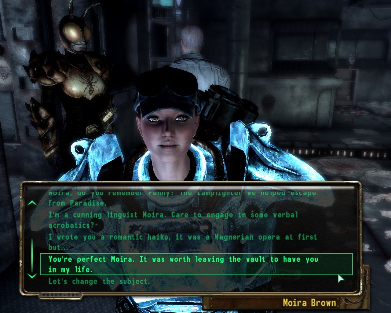 Moira Brown - Craterside Enterprises: Fallout 3 : Fallout3/NV : Quest MODs