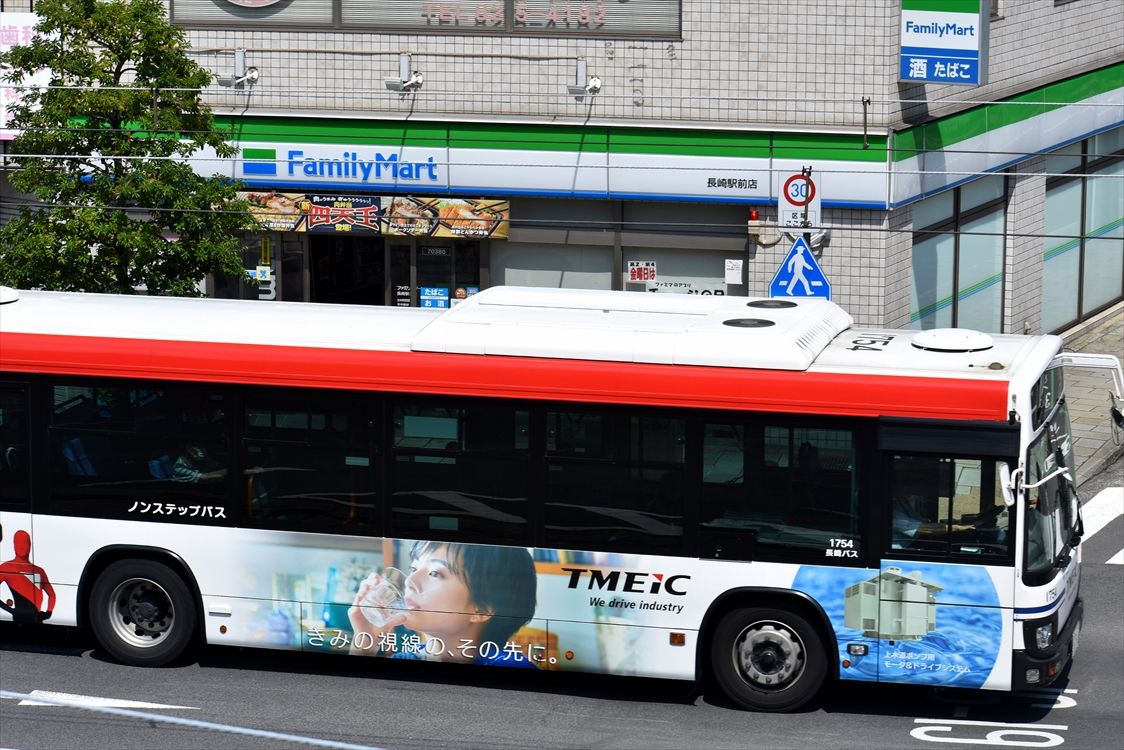 TMEIC：東芝三菱電機産業システム（長崎バス） : ad-car's ラッピングデス