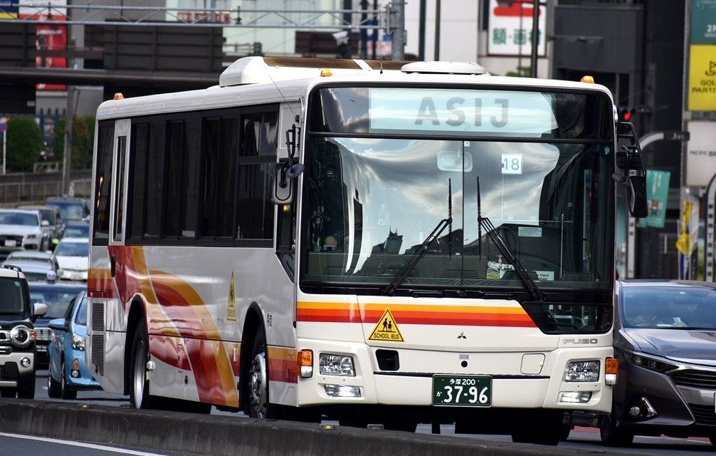 ASIJスクールバス＠東京 : ad-car's ラッピングデス