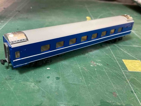 急行はまなす オハネ14 500再原色化 : 鉄道模型製作紹介