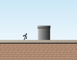 屋上を走るゲーム「Rooftop Challenge」