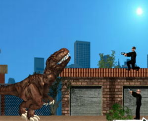 人食い恐竜ゲーム「NY Rex」