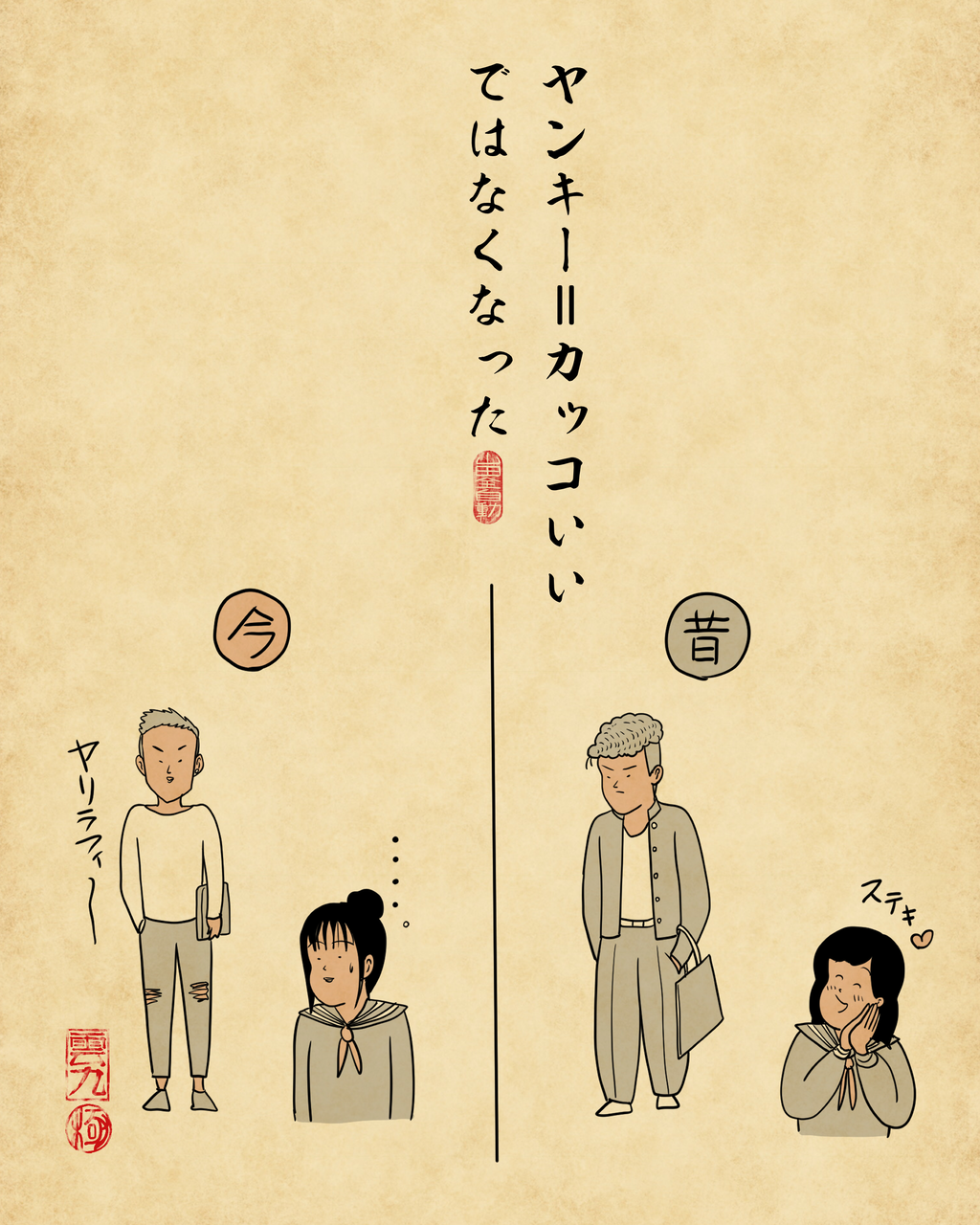 昔と変わった価値観あるあるでござる : 山田全自動のあるある日記 Powered by ライブドアブログ
