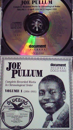 Joe Pullum「Vol.1 1934-1935」 : やまchan家のBLUES RECORDS
