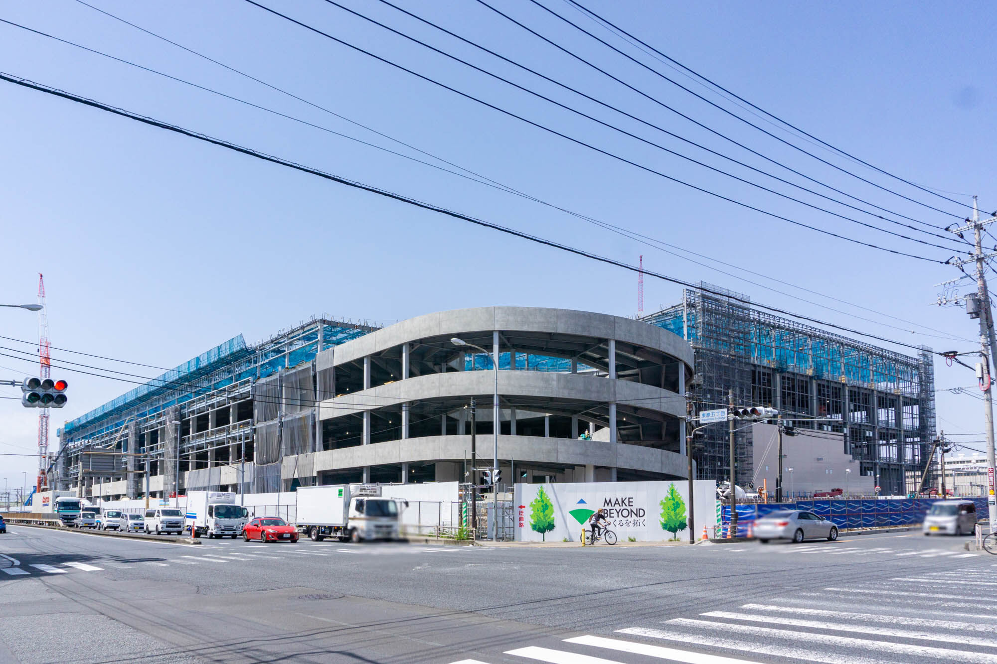 国道246号線ぞいひばりが丘に「MFLP」って物流倉庫つくってる。『芝浦機械相模工場』あったとこ。9月竣工予定 : 大和とぴっく-やまとぴ