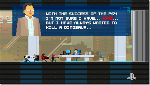 GAMERS High : SCE吉田修平が主人公のゲームがPS4/VITAに登場！【スーパータイムフォース ULTRA】