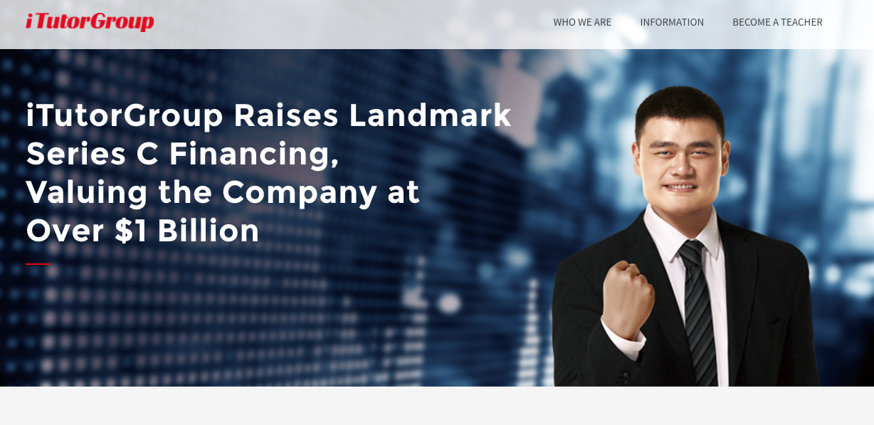 【TutorGroup】時価総額1000億円以上の語学サービス企業、2015年にゴールドマン・サックスなどから200億円資金調達したオンライン教育市場のユニコーンとは？ : 日本語教育 ...