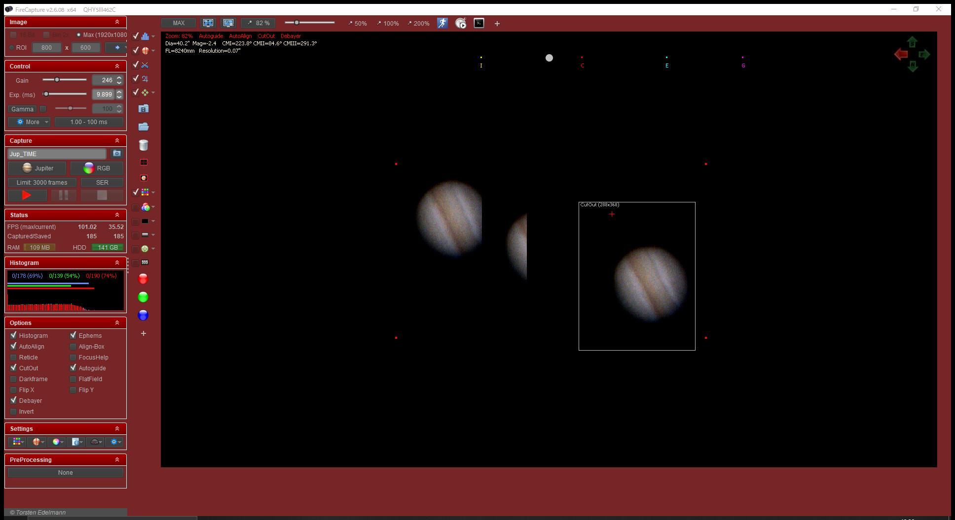 FireCaptureとやらを使いこなしたい : ベランダ天体観測の記録