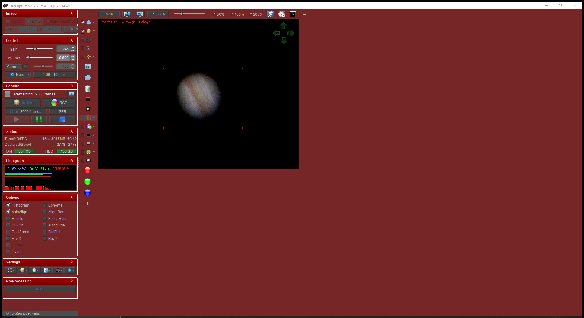 FireCaptureとやらを使いこなしたい : ベランダ天体観測の記録