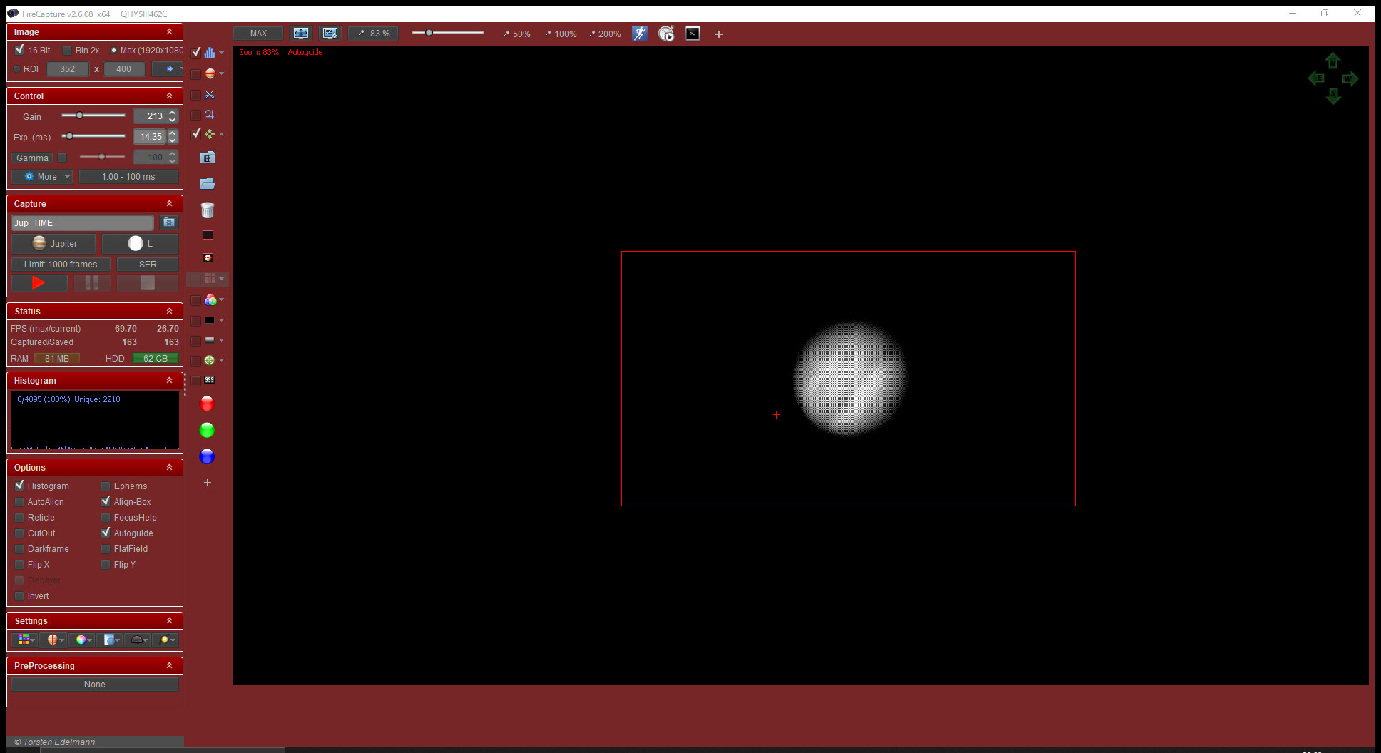 FireCaptureとやらを使いこなしたい : ベランダ天体観測の記録