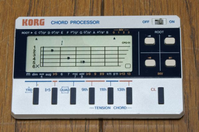 KORG CHORD PROCESSOR CPG-01 : プアオーディオなブログ