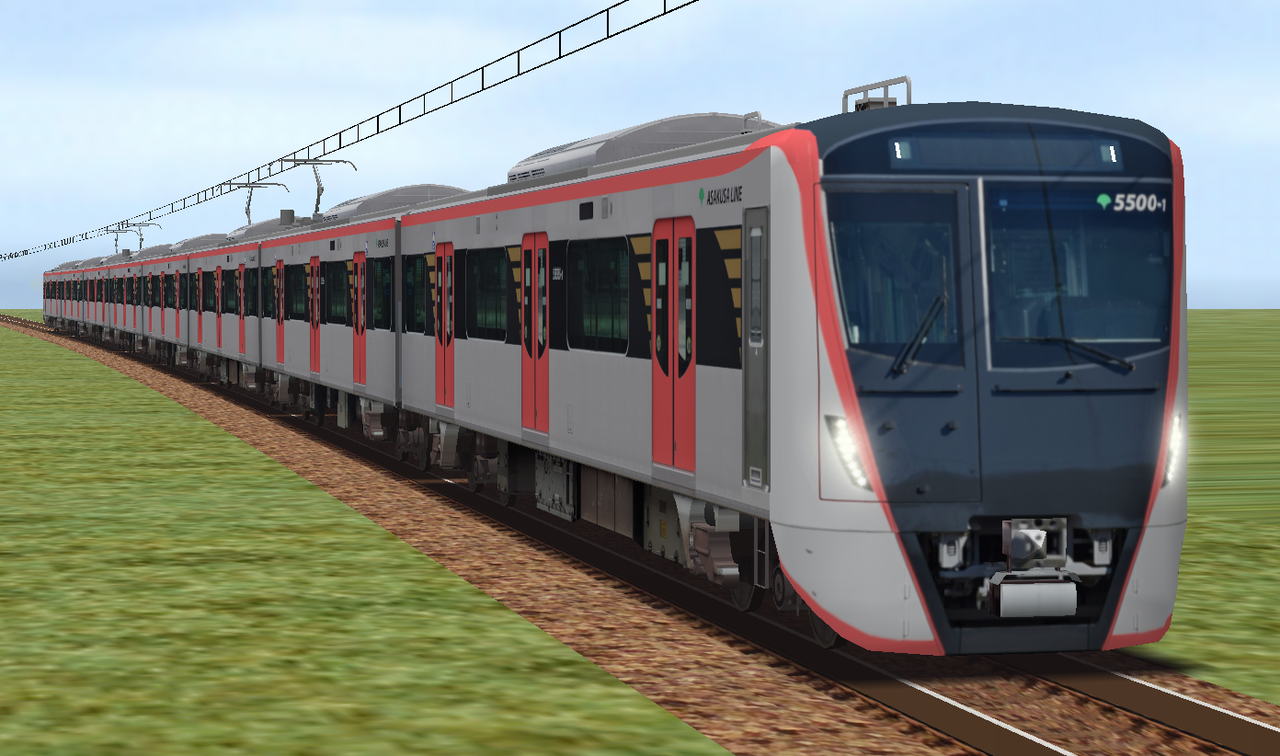 【BVE5,6】都営5500形 車両ストラクチャデータ Ver.3.00 : Yodo-Express