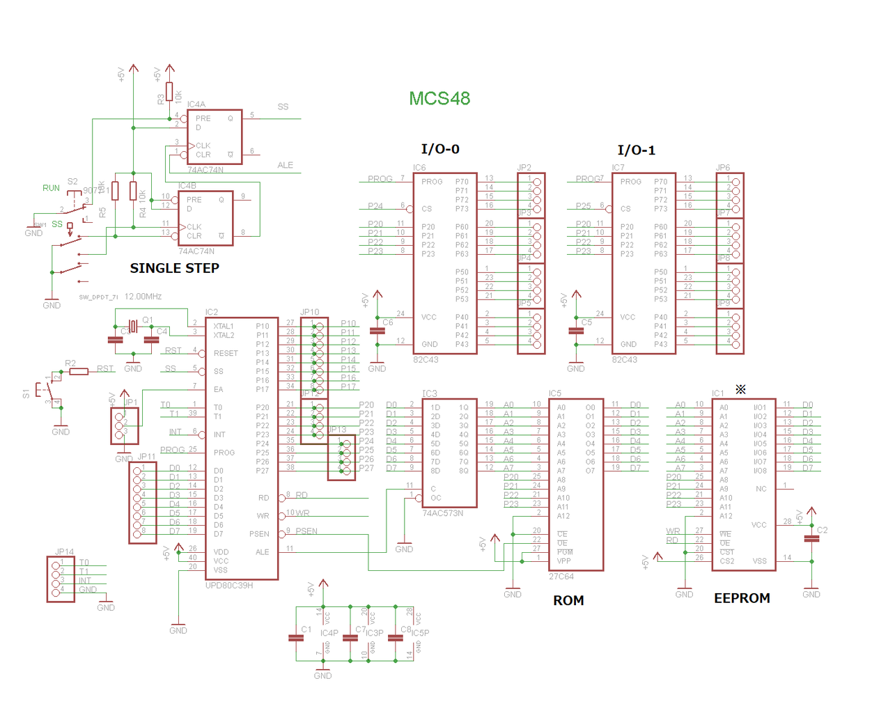 MCS48系 : じじいの電子実験室