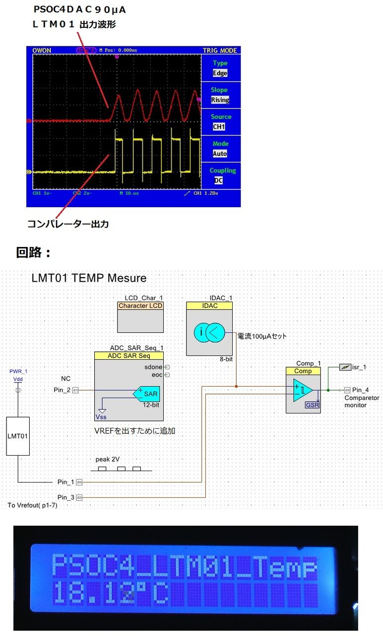 LMT01 デジタル温度センサー : じじいの電子実験室