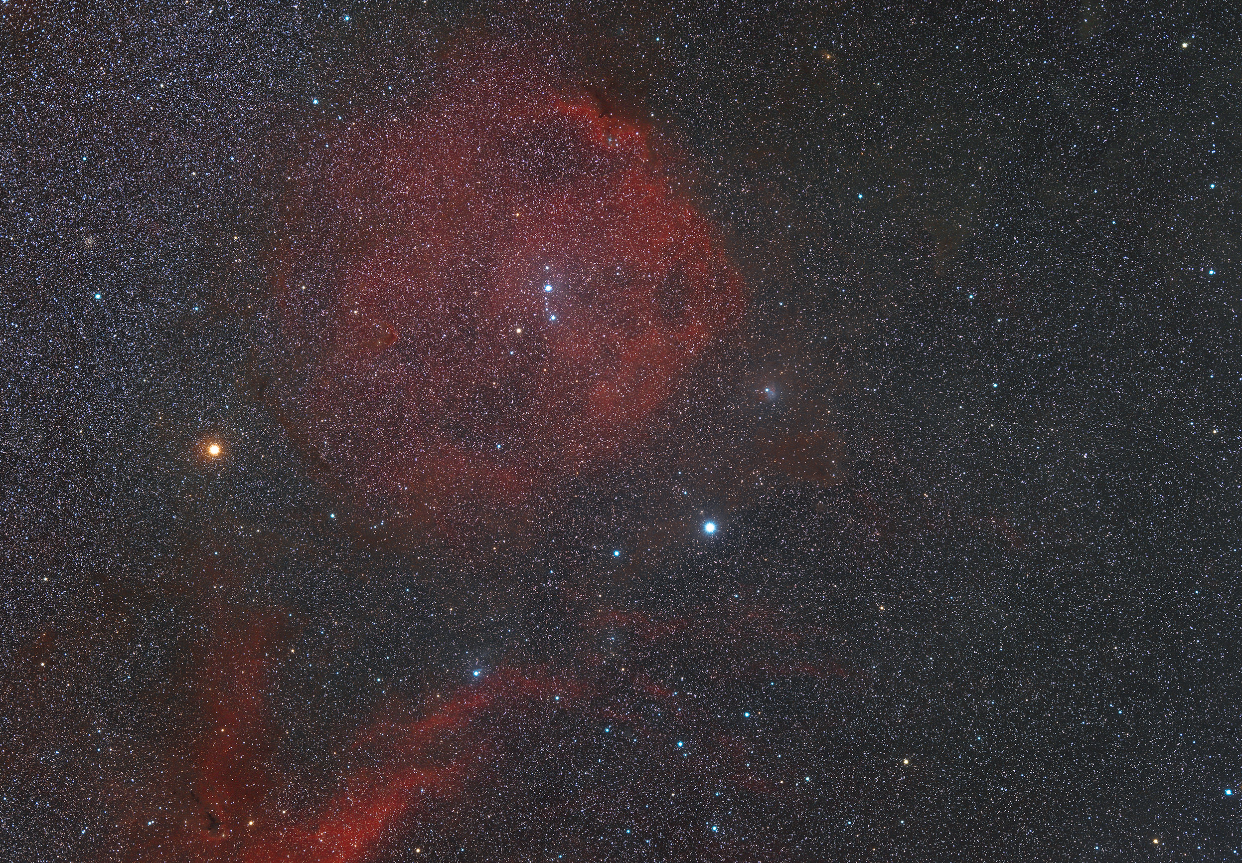 夜のおひさま:エンゼルフィッシュ星雲(SH2-264) オリオン座