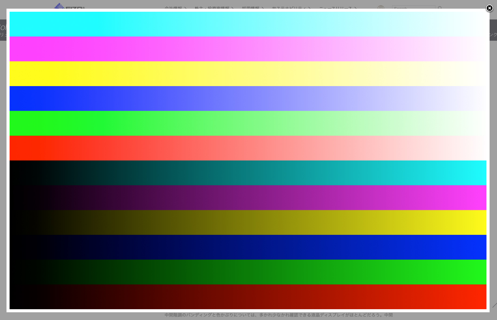 パソコンモニターの性能 EIZO ColoeEdge CE240W : 地球の片隅で