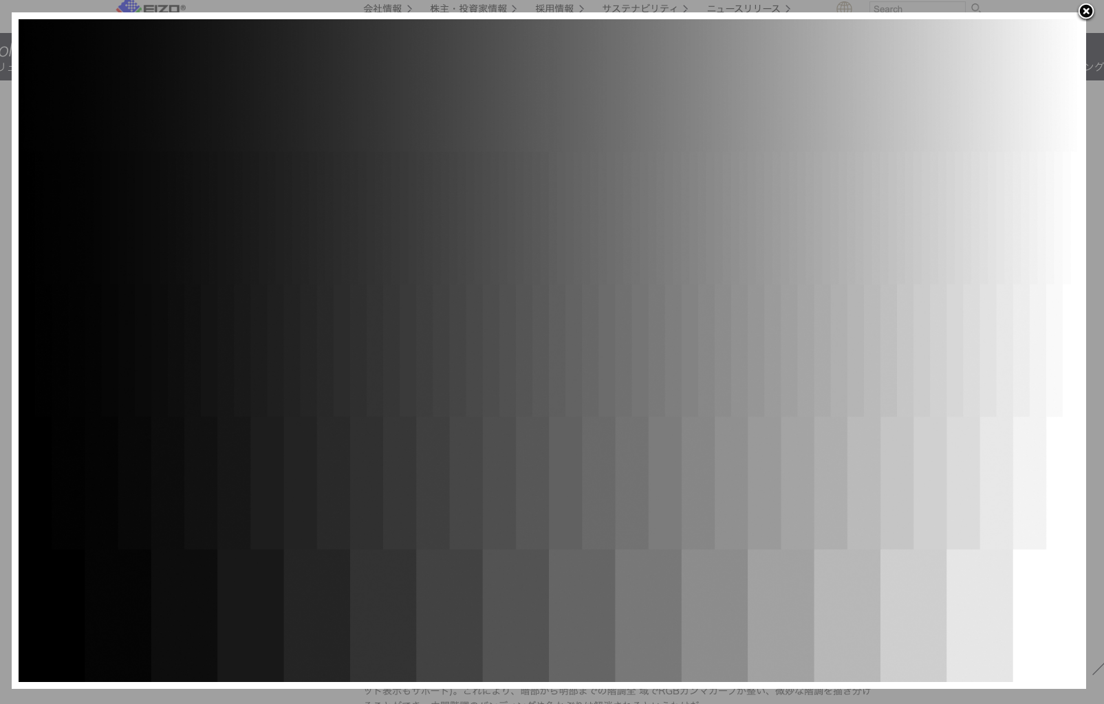 パソコンモニターの性能 EIZO ColoeEdge CE240W : 地球の片隅で