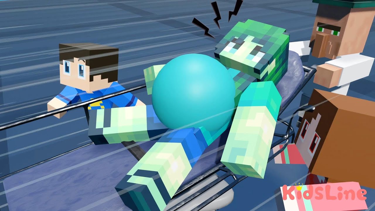 【キッズライン】Pregnant Challenge Zombie Mom Monster School Minecraft ...