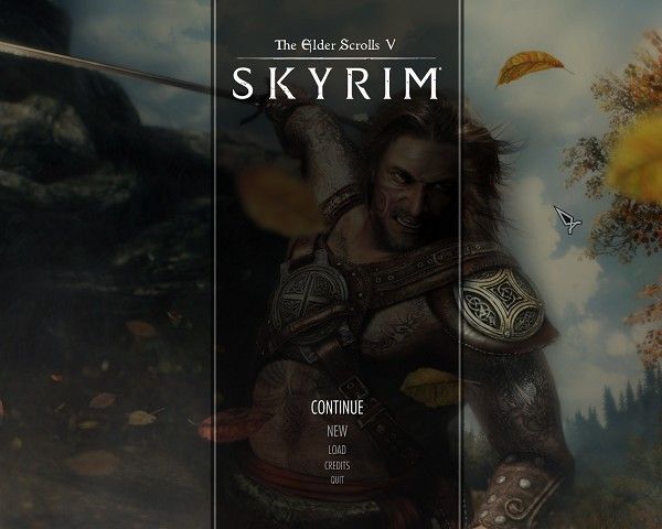 Skyrim メインメニュー変更MOD Main menu design replacer - multilanguage - 60FPS ...