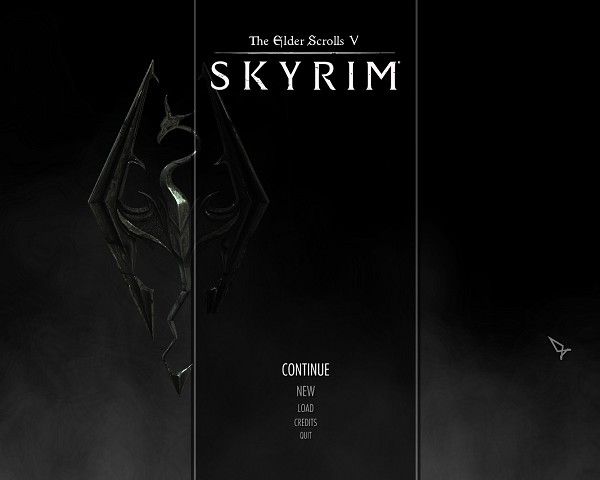 Skyrim メインメニュー変更MOD Main menu design replacer - multilanguage - 60FPS ...