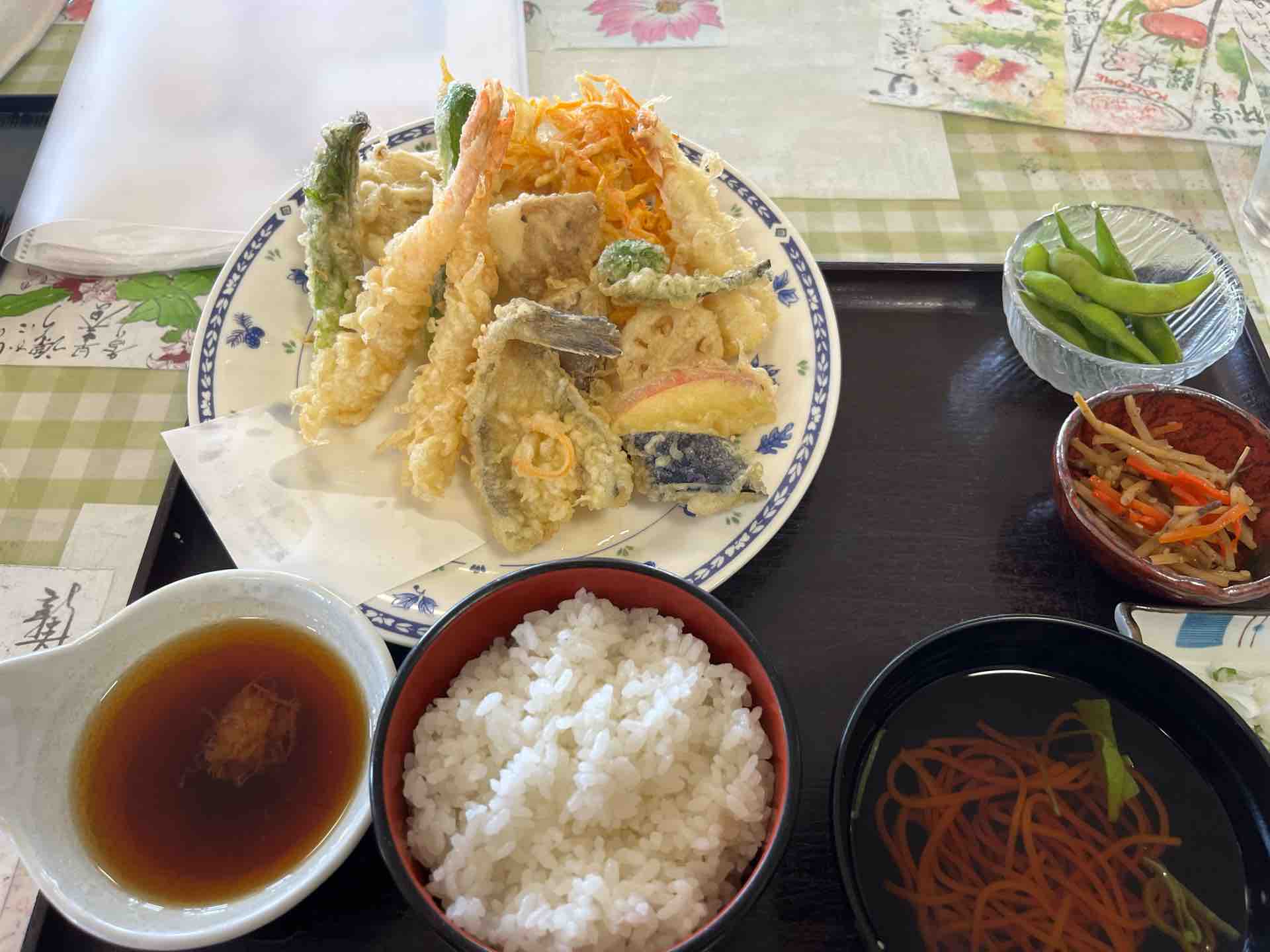 天ぷら定食 いきいき : オレはやるヨ