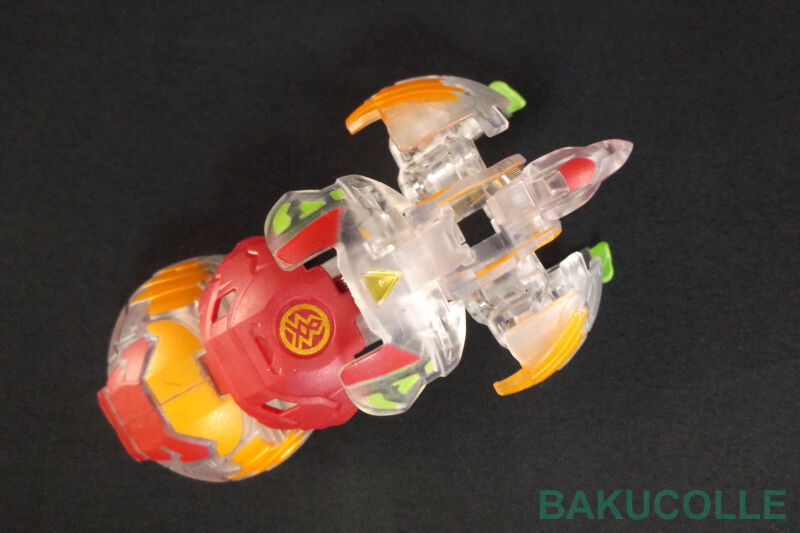 ダイヤモンド・ジレーター ウルトラ DIAMOND GILLATOR ULTRA 火属性 BAKUGAN STARTER PACK : 爆丸 ...