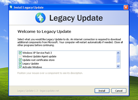 物好きのWindowsXPブログ : Windows XPのサポート終了までの更新を今でも適用する