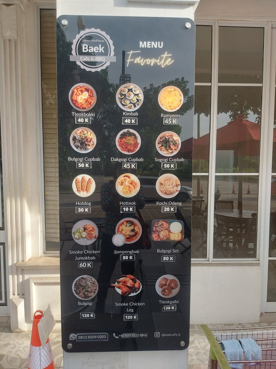 【ジャバベカ】Baek Cafe〜韓国カフェでディナー : うさログ日和