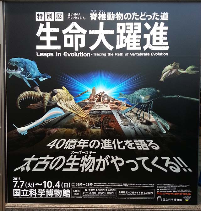 国立科学博物館 特別展「生命大躍進」 : Boycraft blog